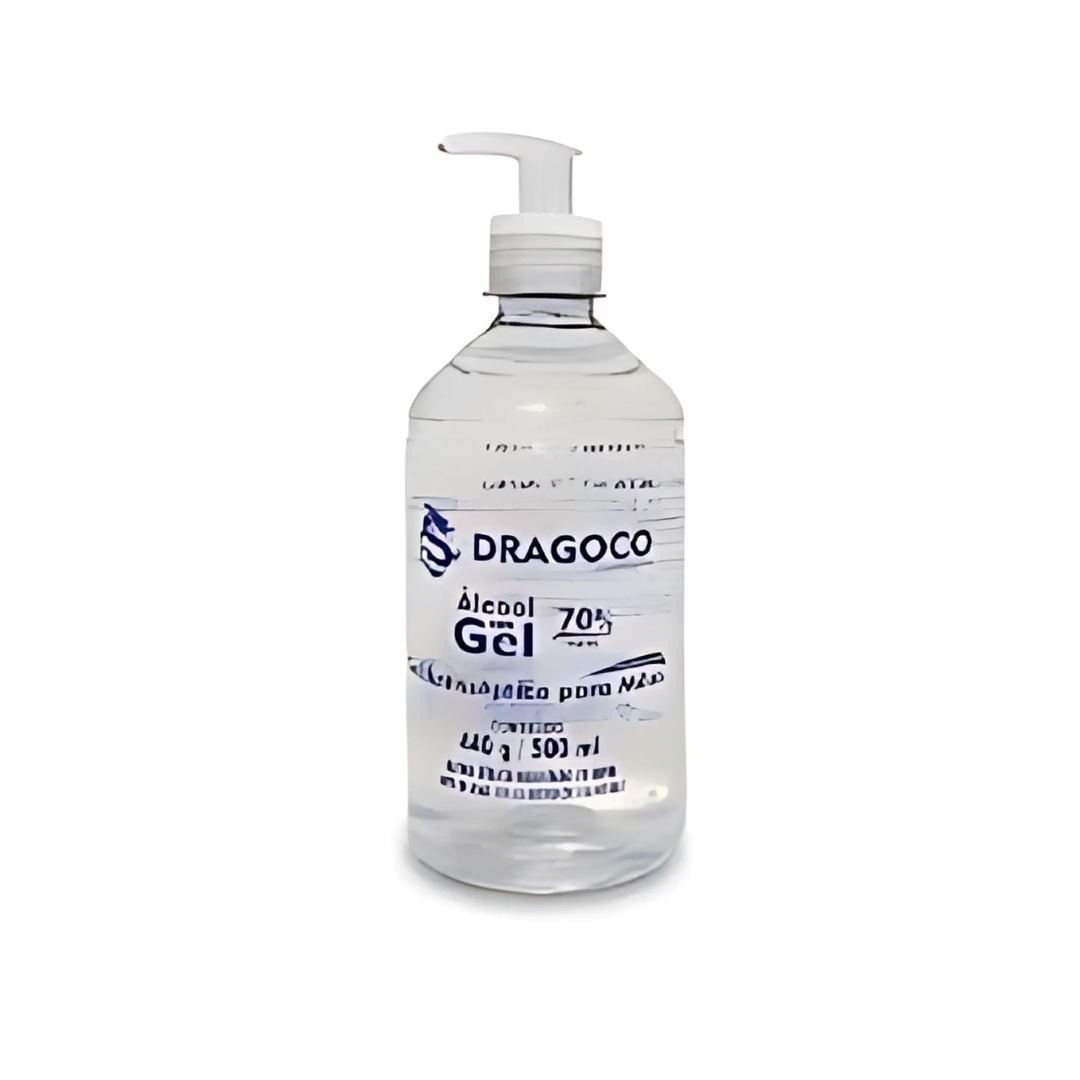 Álcool Gel 70% 500ml com Pump - Dragoco